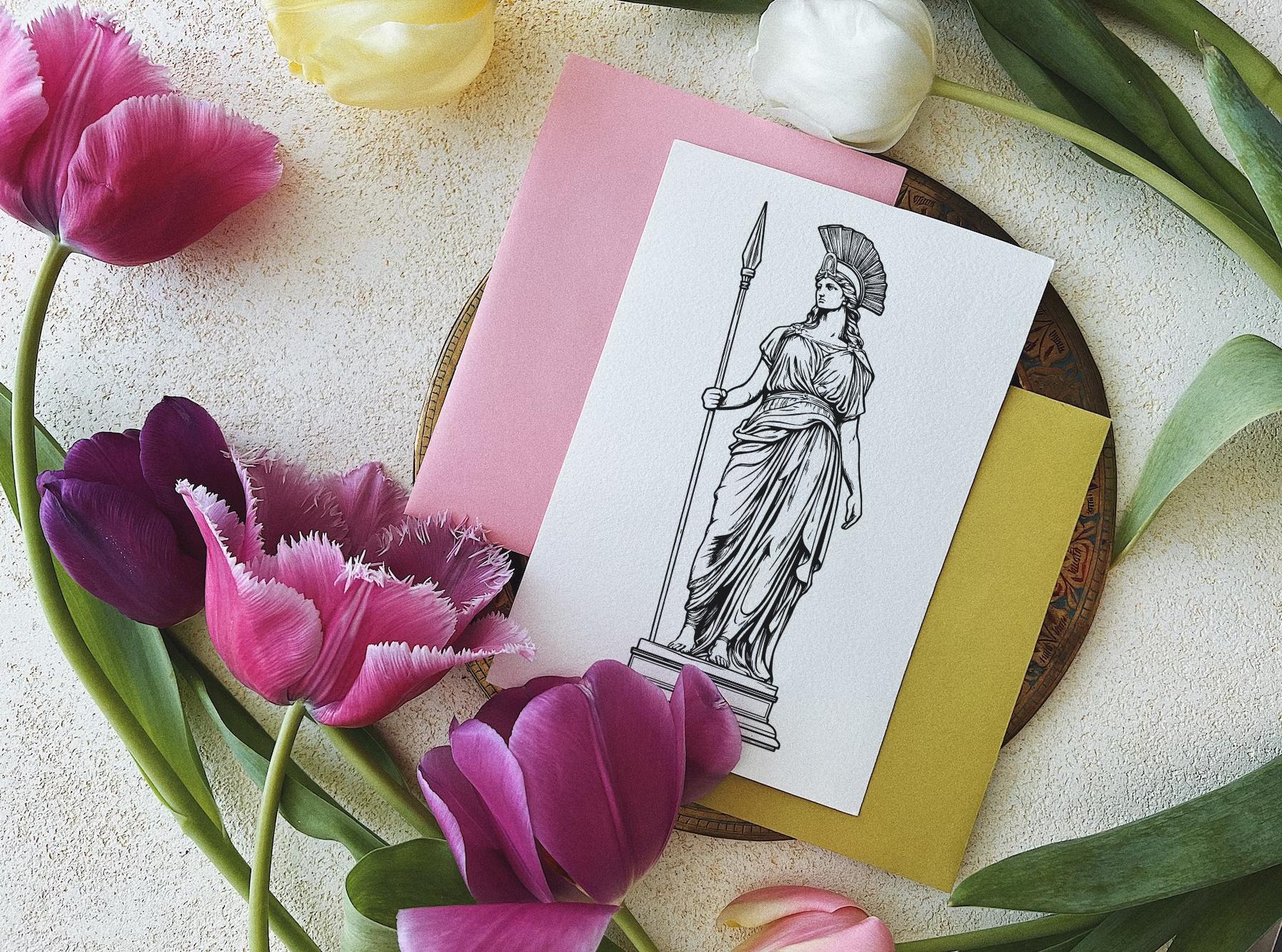 Greek Statue SVG: 34 Classical Sculpture, Ancient Roman Statues ...