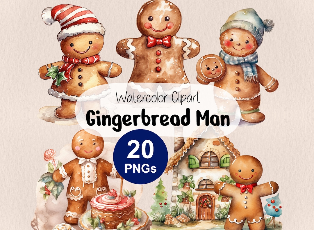 Gingerbread Man Clipart, Christmas Gingerbread, Gingerbread House ...