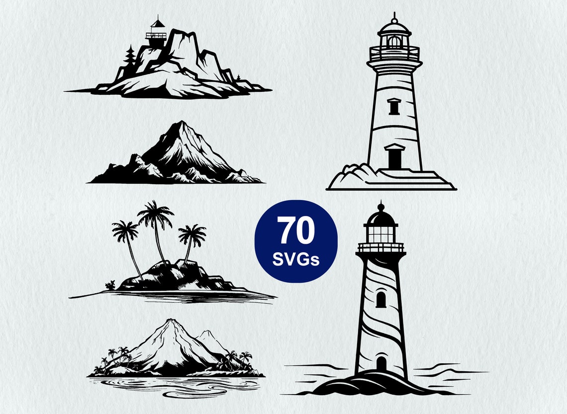 70 Sea Travel SVG Cricut, Ocean Going Laser Cut Vector File, Sailing ...