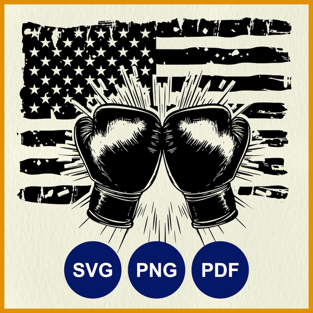 American Boxing SVG, US Boxing, USA Boxer, Boxing Match, Fight Club ...