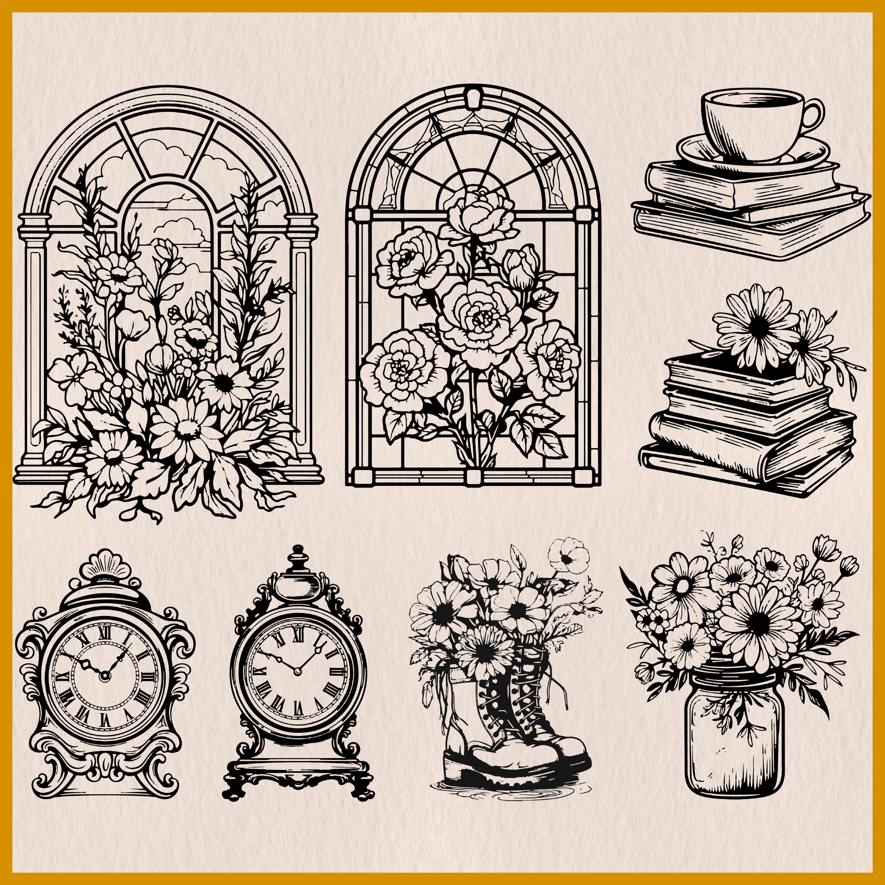 Cottage Aesthetic SVG Bundle, Countryside SVG Files for Cricut, English ...