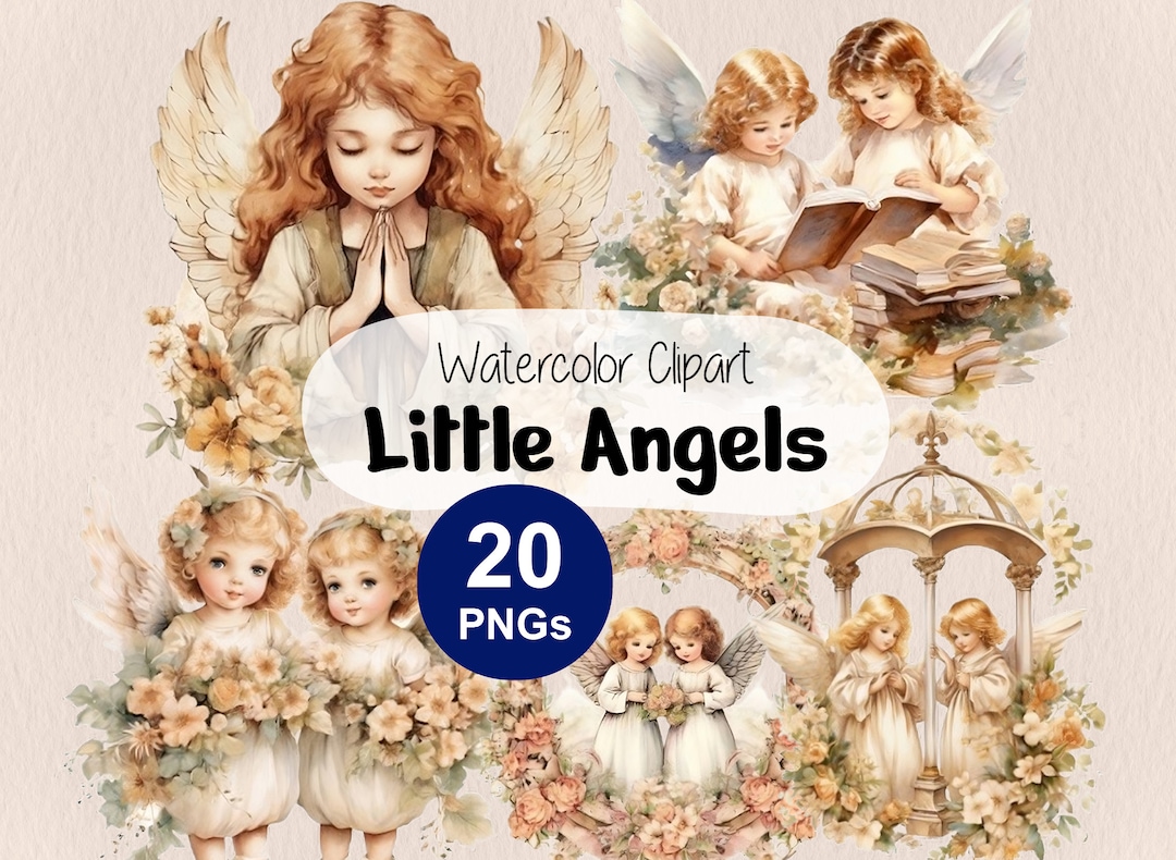Little Angel Clipart, Cute Angels Clipart, Catholic Angel Clipart ...
