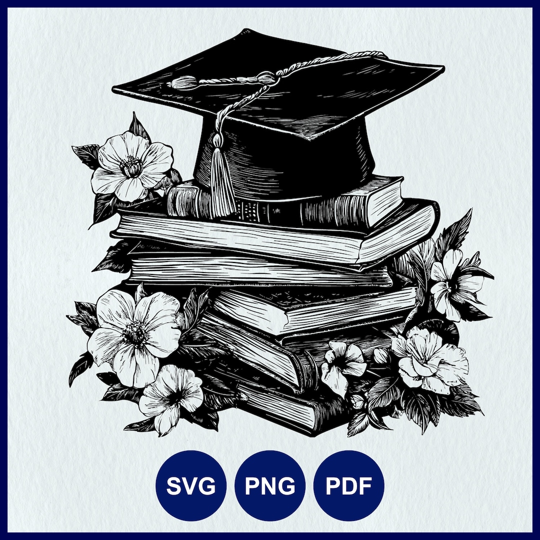 Graduation Hat SVG, Graduate Cricut SVG, Grad Laser Cut, University ...