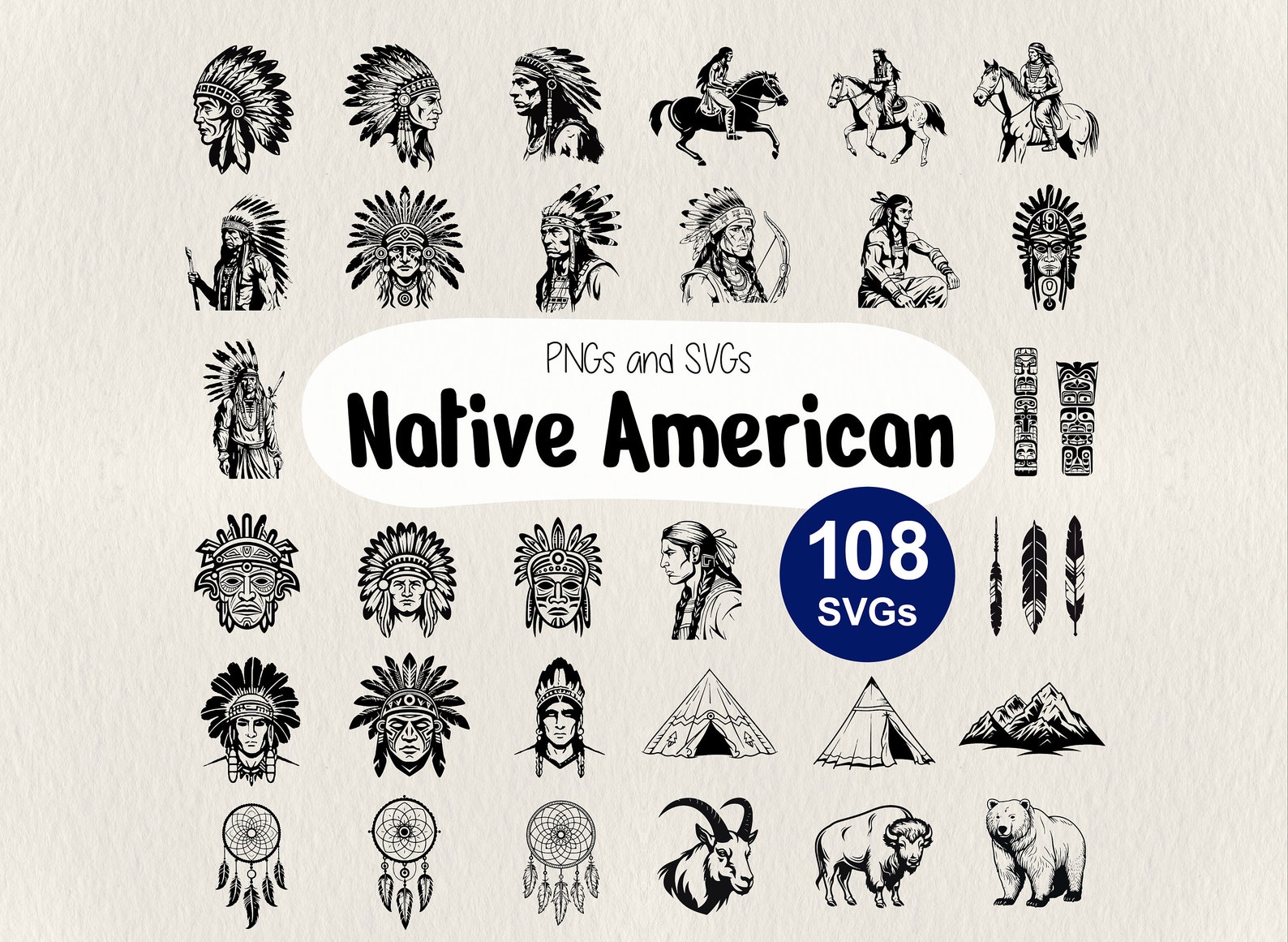 Native Chief SVG: American Indian Chief, Native American Culture ...