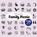 Picnic SVG Bundle, Picnic Basket SVG Cut Files, Picnic Cricut Stencil ...