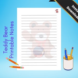 Printable Notes Printable Notes Page Printable Notes for - Etsy