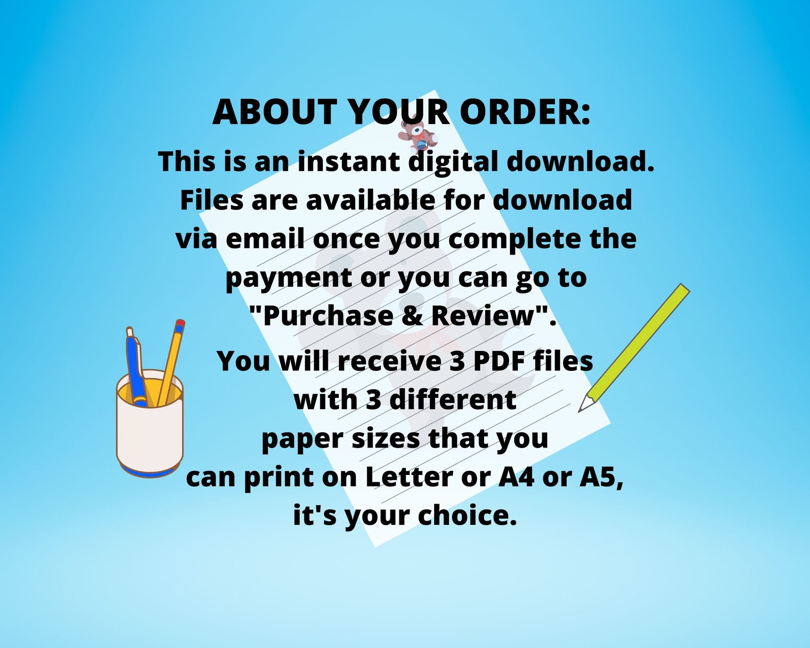 Printable Notes Printable Notes Page Printable Notes for - Etsy