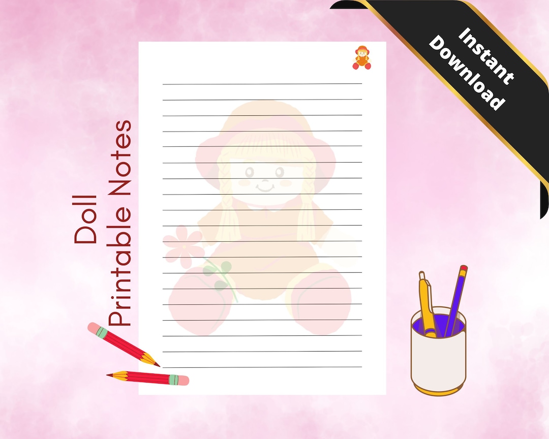 Printable Notes, Printable Notes Page, Printable Notes for Kids ...