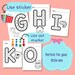Printable Letters Dot Mat, Fine Motor Skills Activity, Printable ...