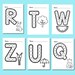 Printable Letters Dot Mat, Fine Motor Skills Activity, Printable ...