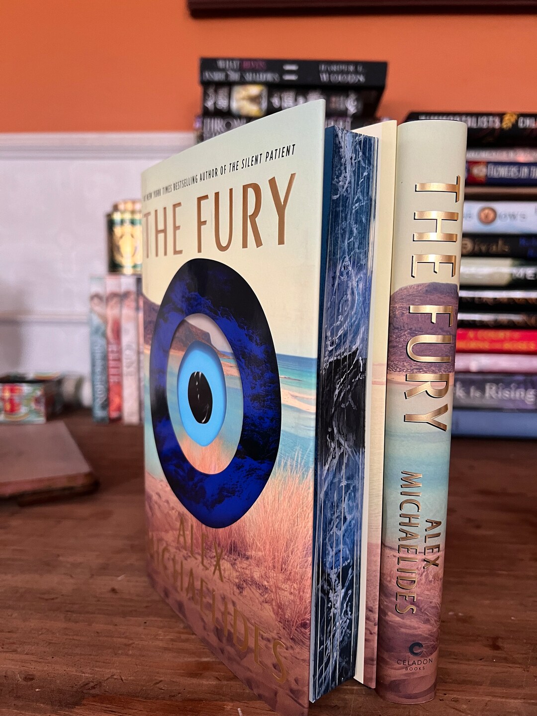 The Fury ** AUTHOR SIGNED** by Alex Michaelides Hand Painted Edge - Etsy
