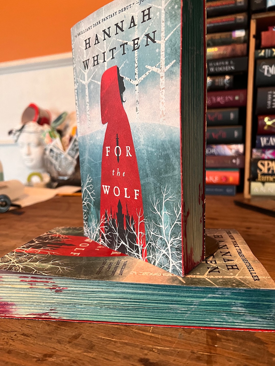 For the Wolf by Hannah Whitten. Designed Ombré Handpainted Edging . - Etsy