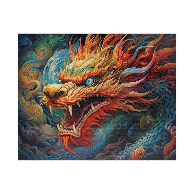 Traditional Chinese Dragon Puzzles for New Year 2024 110, 252, 520 ...