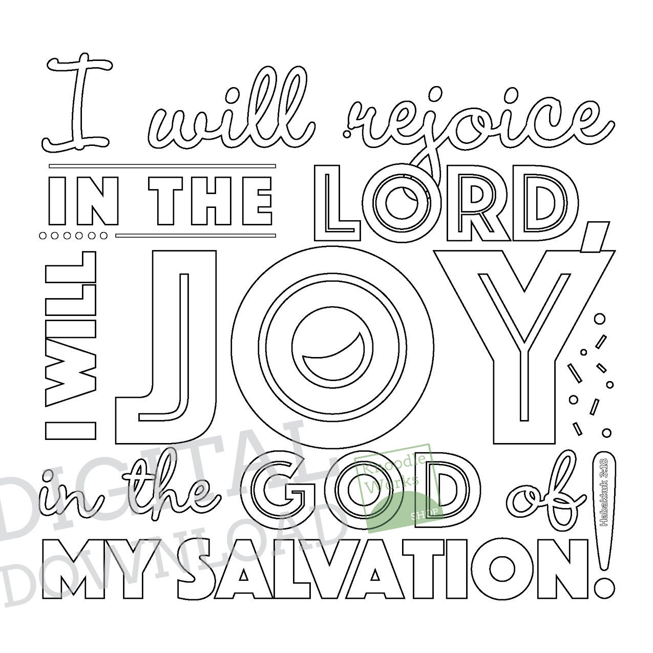 Printable Coloring Pages Of Habakkuk