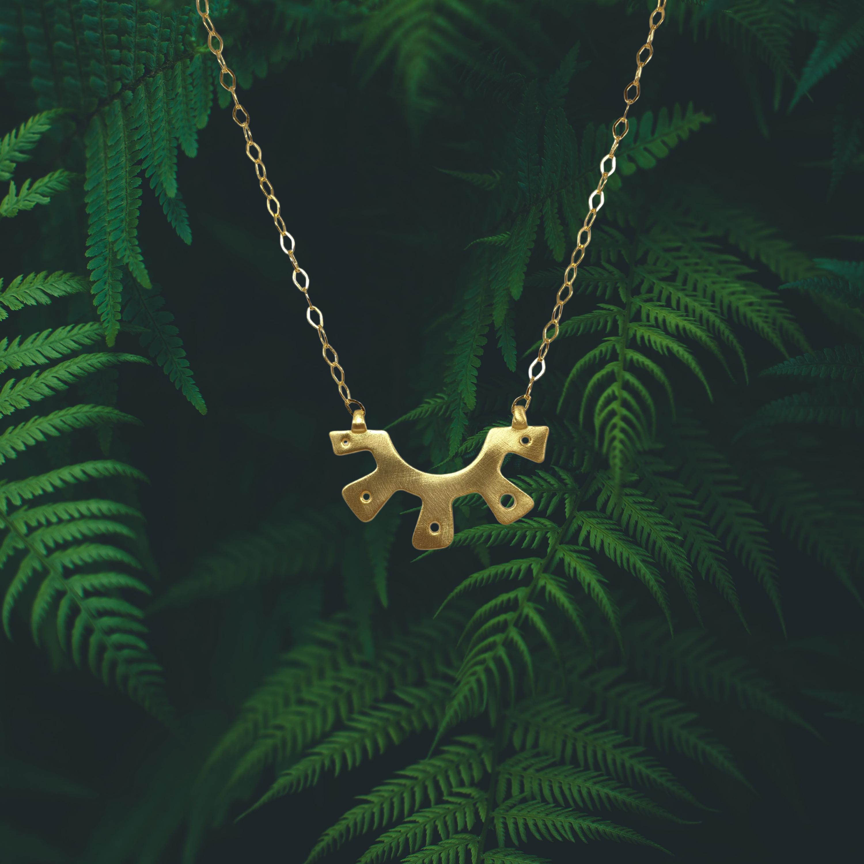 Inti Sun Medallion - 14K Gold Inca Inspired Necklace - Sacred Sun Fine ...