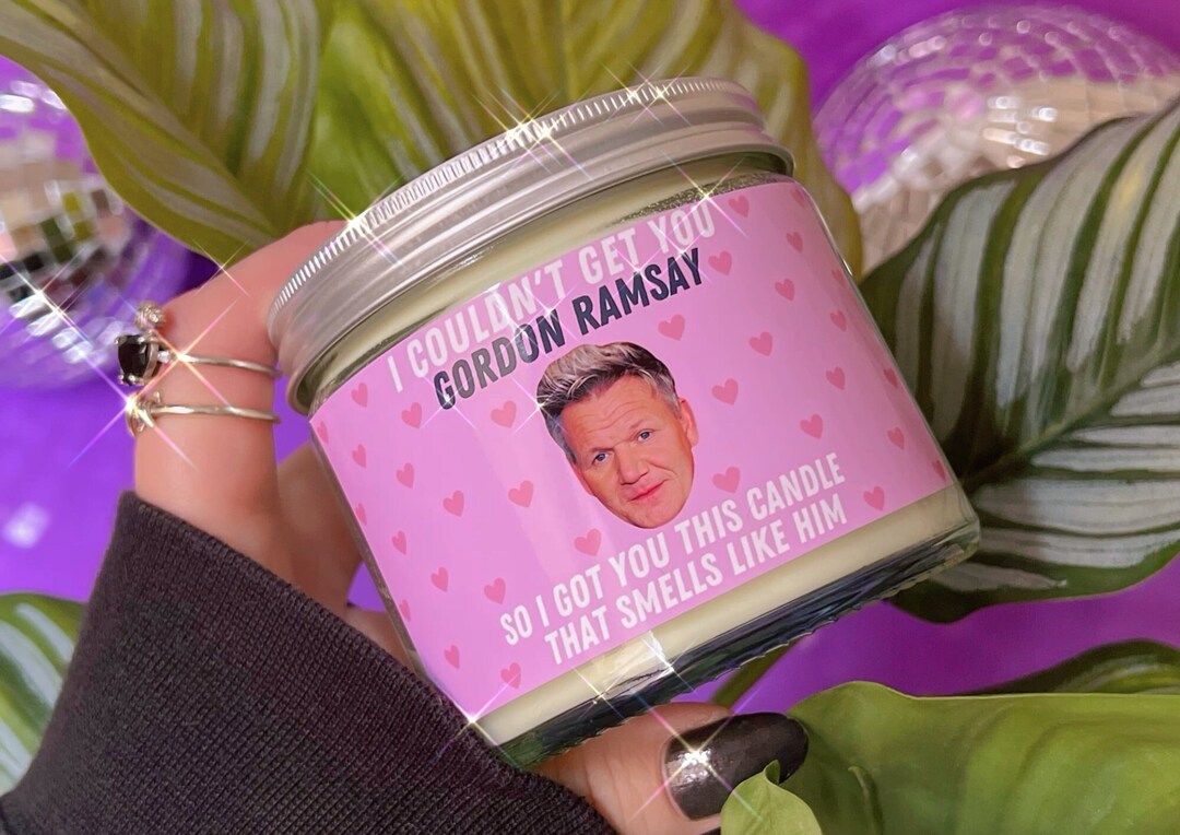 Gordon Ramsay Candle: 9oz Scented Soy Wax, Funny Novelty Gift - Etsy