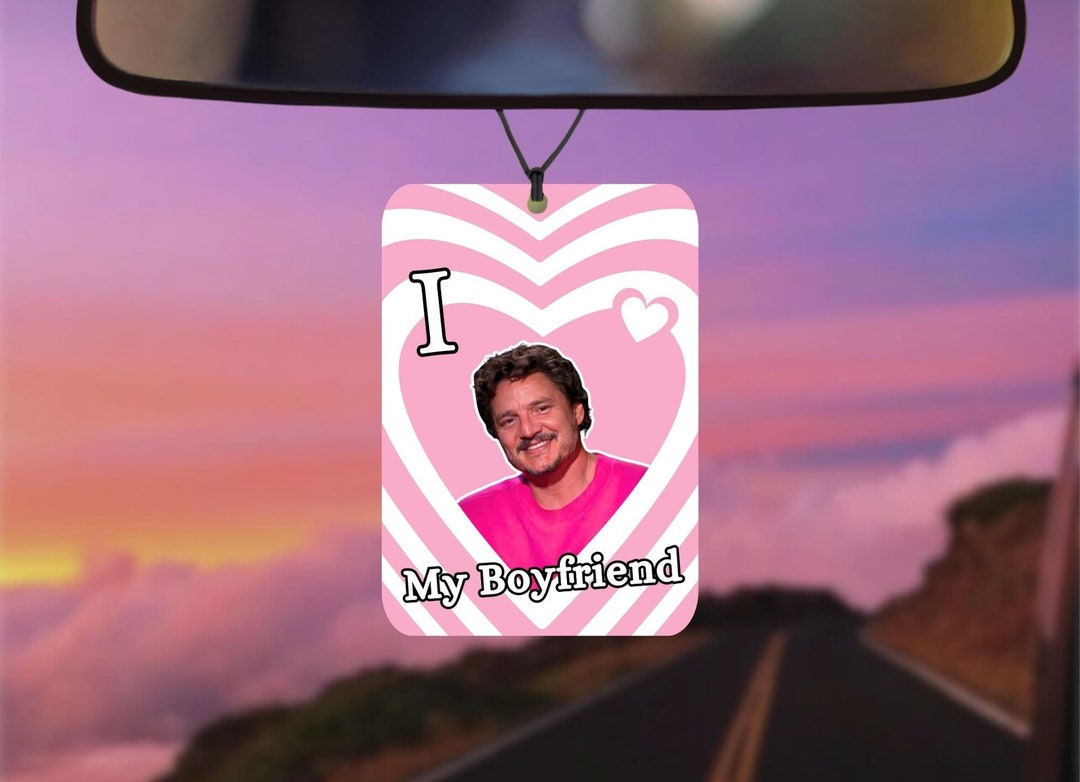 Pedro Pascal Y2k Heart Styles Car Air Freshener | Car Fragrance, Car ...