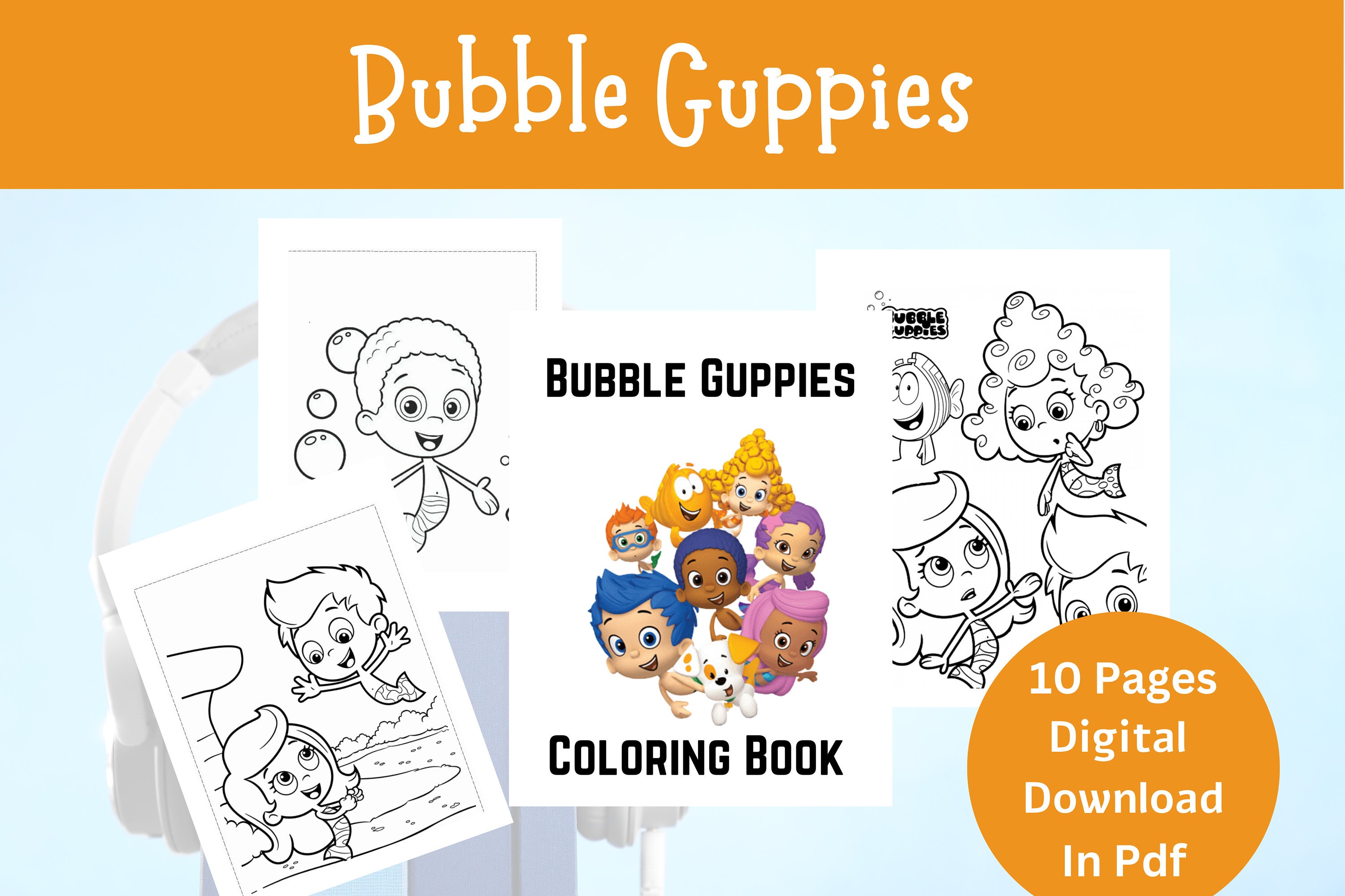 Bubble Guppies Goby Coloring Pages
