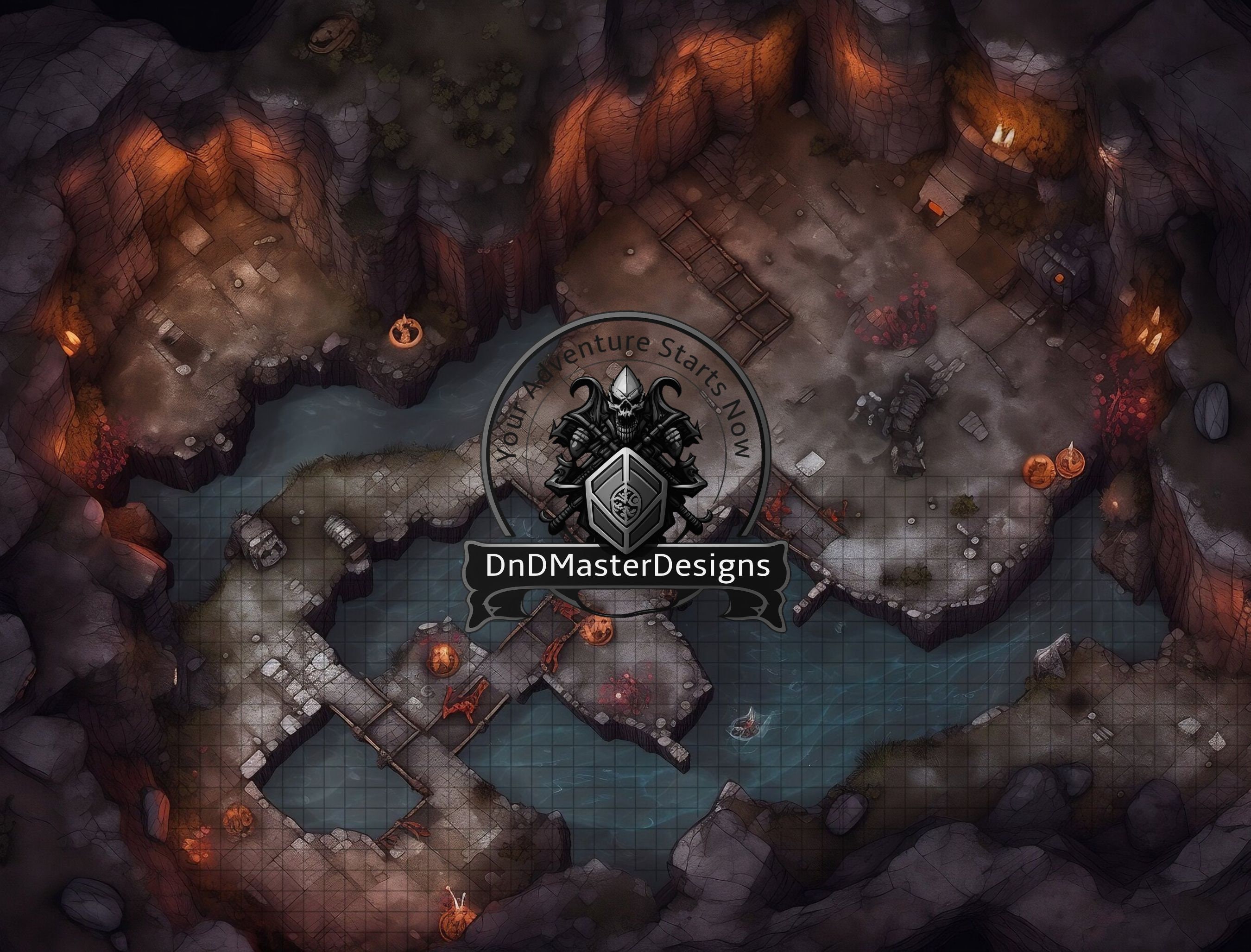 DnD Starter Map Bundle, 15 D&D Maps, Dungeons and Dragons Digitale Maps ...