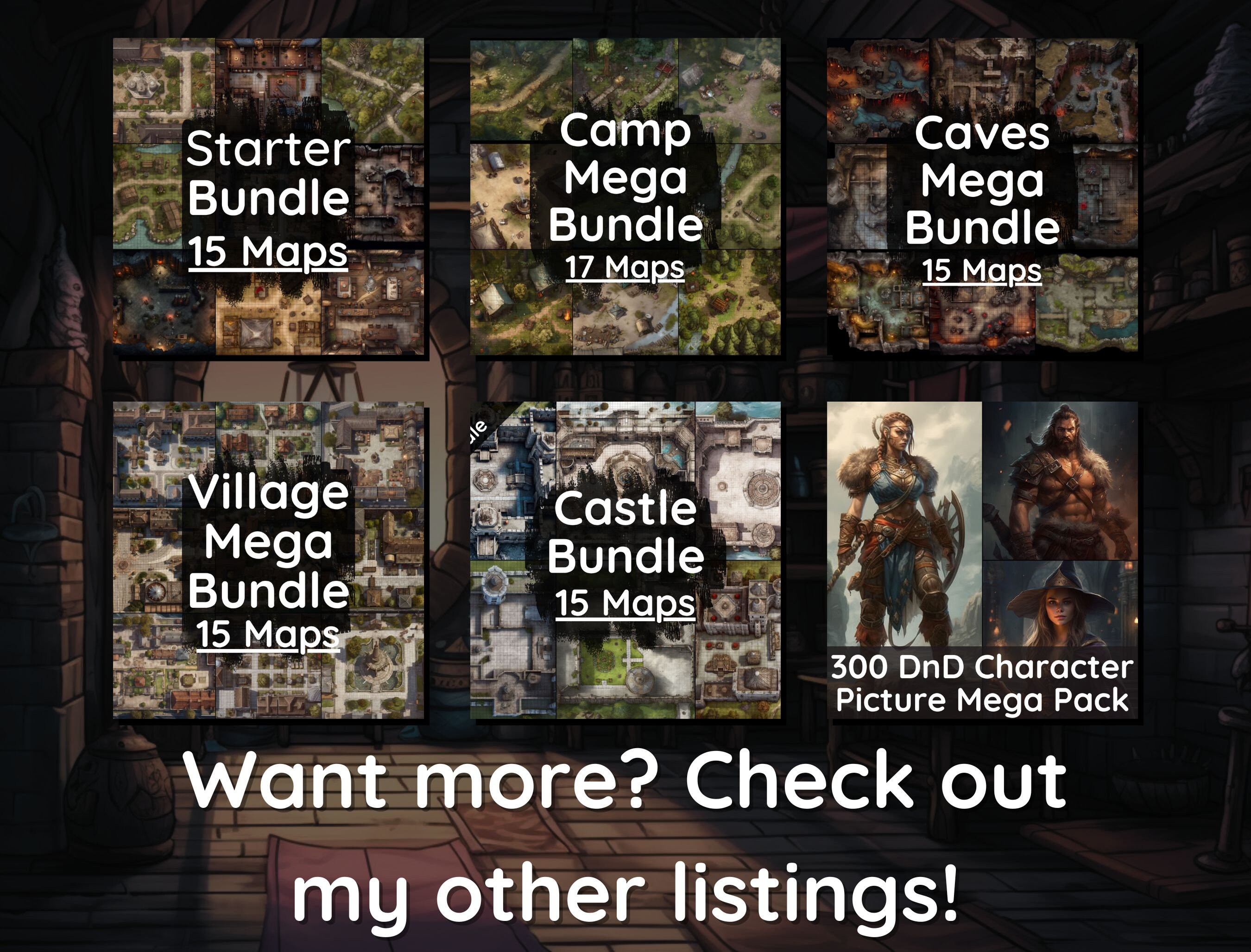Dnd Harbor Battle Map Bundle, 5 D&D Digital Battlemaps, Dungeons and ...
