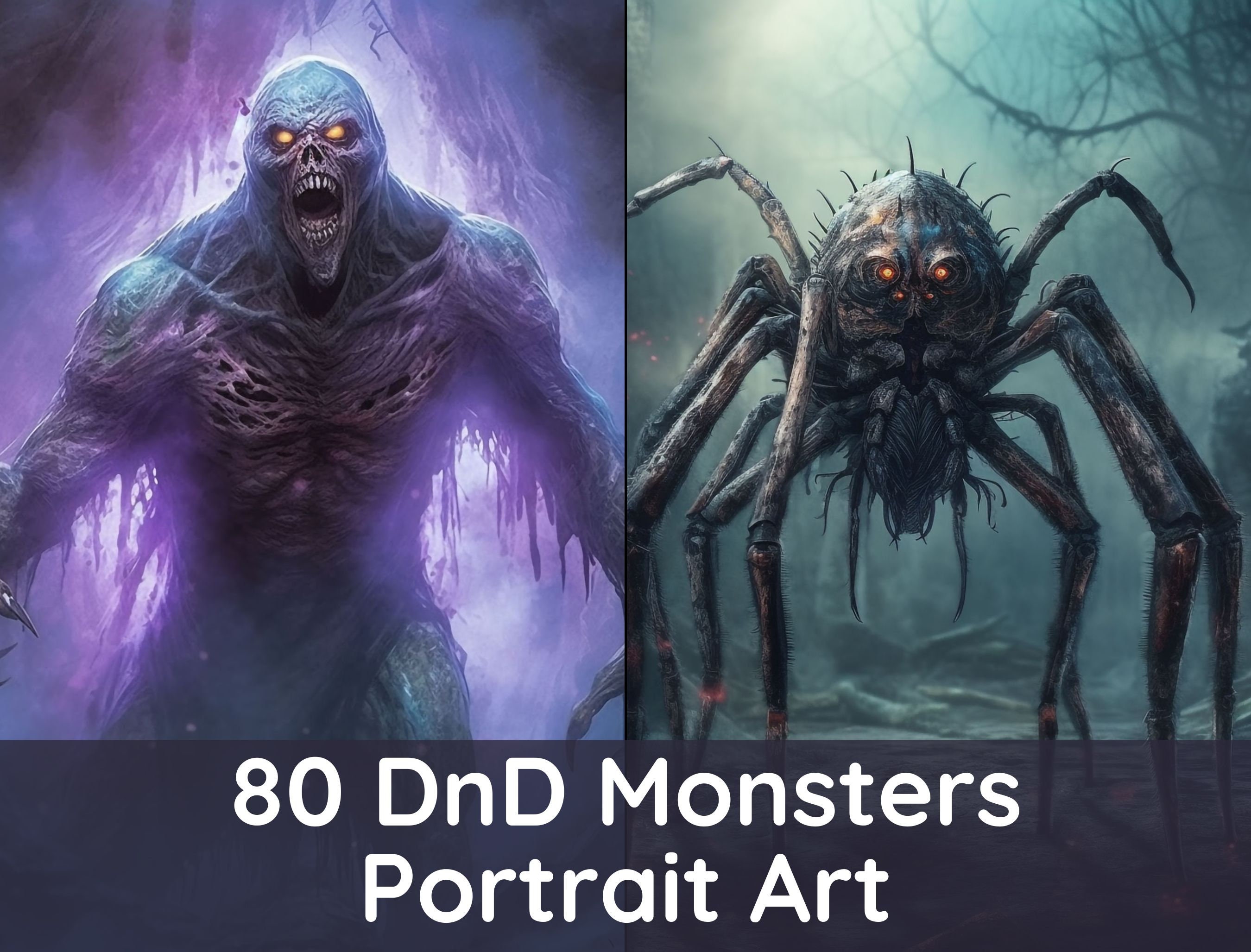 Dnd 80 Monster Character Portrait Picture Bundle, D&D Pictures Pack ...