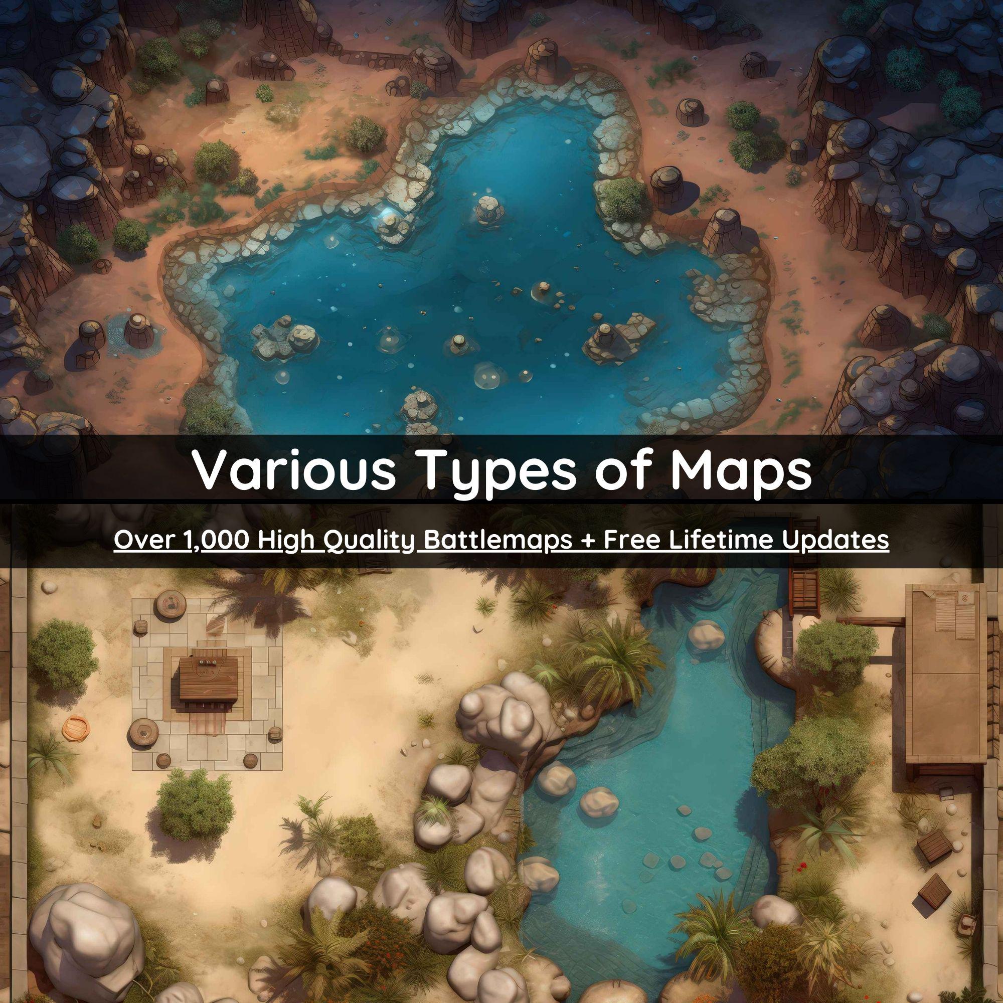 1000+ Desert RPG Battle Maps | Digital Download - Etsy