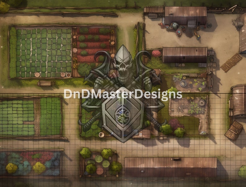 Dnd Farm Battle Map Mega Bundle, 15 D&D Digital Battlemaps, Dungeons ...