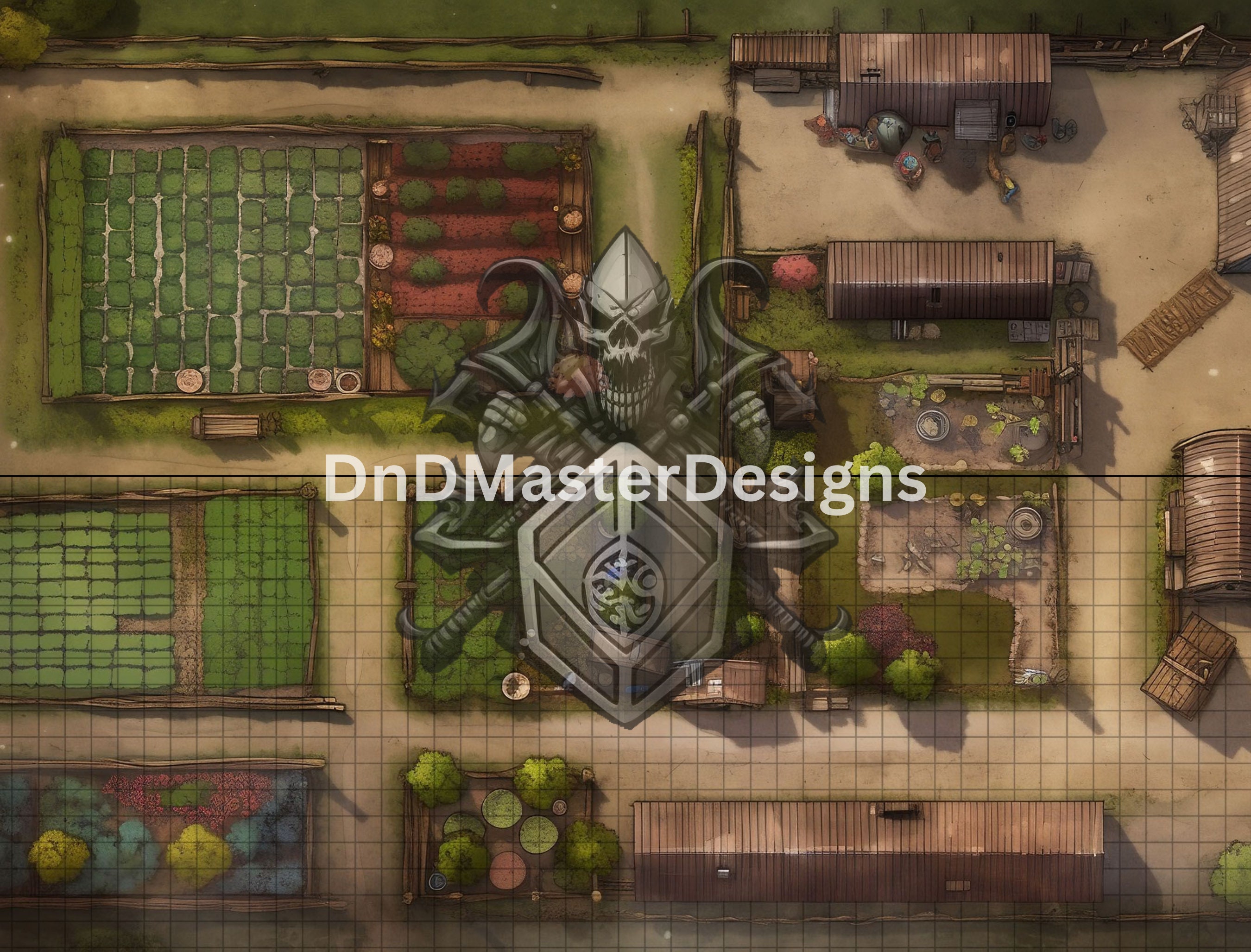Dnd Farm Battle Map Mega Bundle, 15 D&D Digital Battlemaps, Dungeons ...