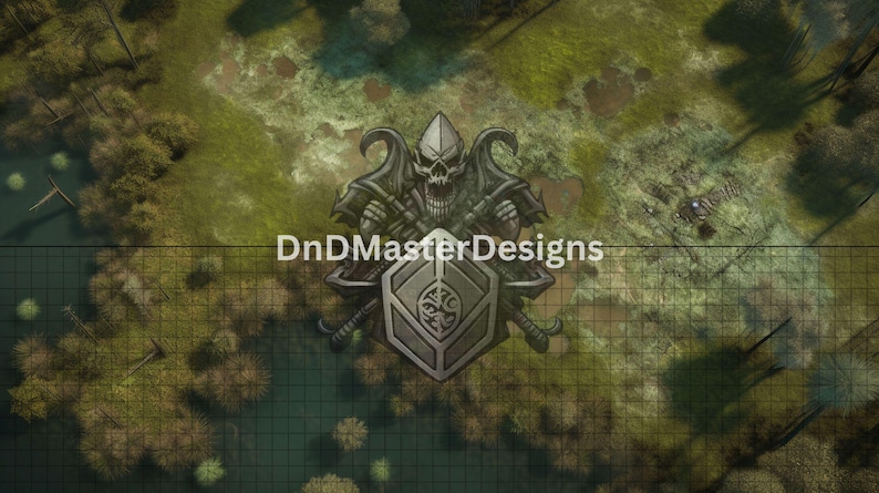 Swamp Battle Map Bundle – 5 Digital Dnd Battlemaps for Roll20, Foundry ...