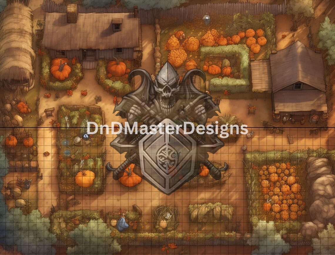 Dnd Farm Battle Map Mega Bundle, 15 D&D Digital Battlemaps, Dungeons ...