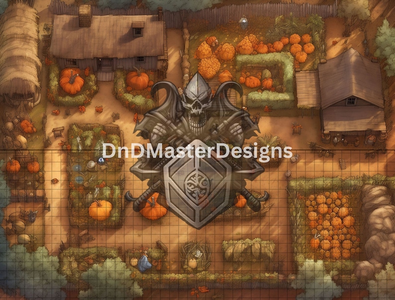 Dnd Farm Battle Map Mega Bundle, 15 D&D Digital Battlemaps, Dungeons ...