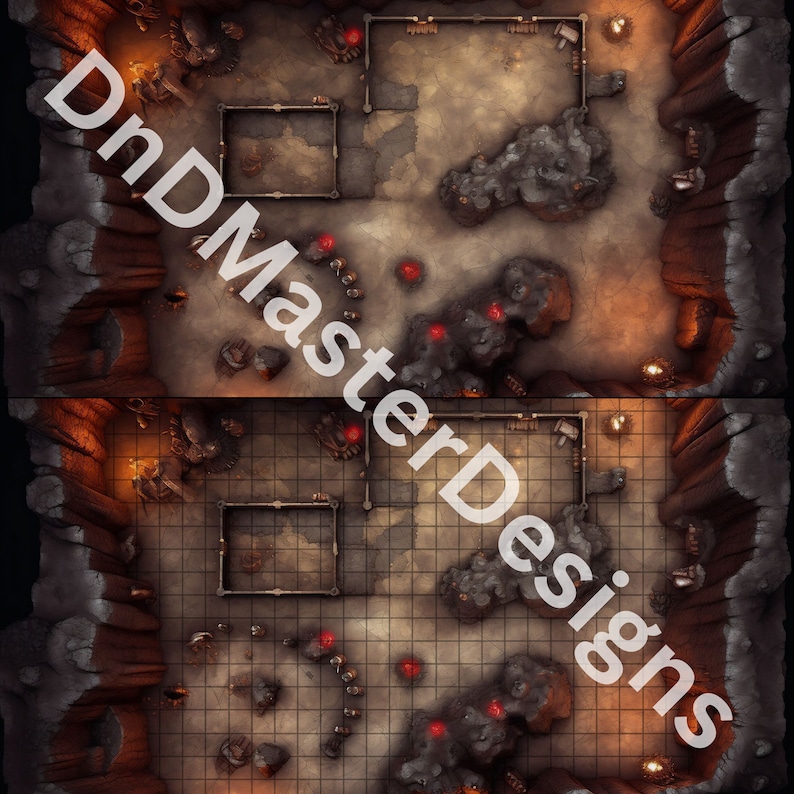 Dnd Cave Battle Map Mega Bundle 15 D&D Digital Battlemaps - Etsy