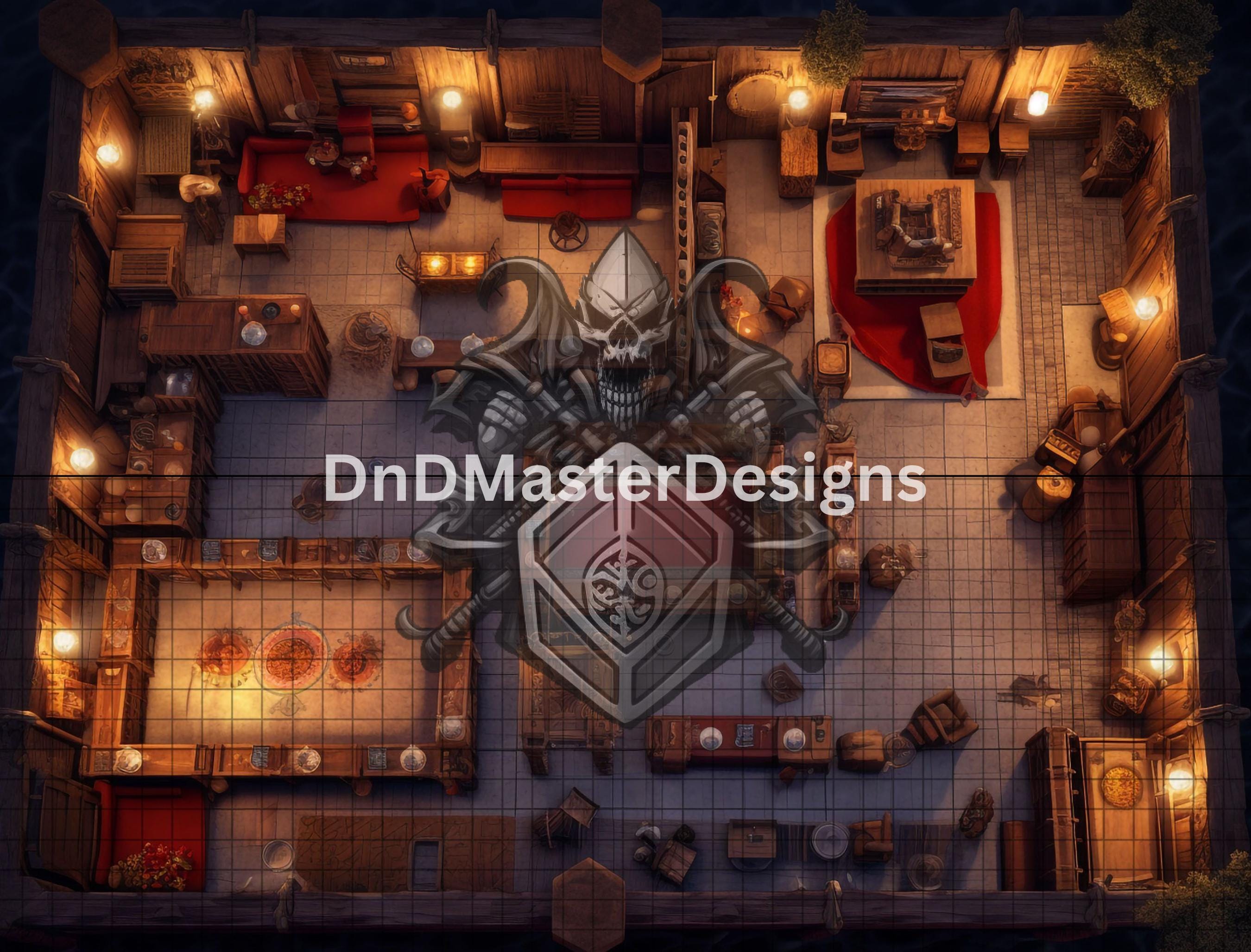 Tavern Battle Map Mega Bundle: 16 RPG Maps for Dnd Roll20, Foundry VTT ...