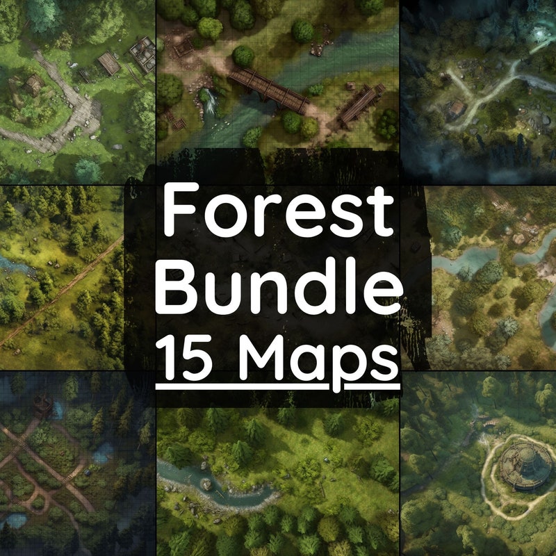 Dnd Forest Maps - Etsy