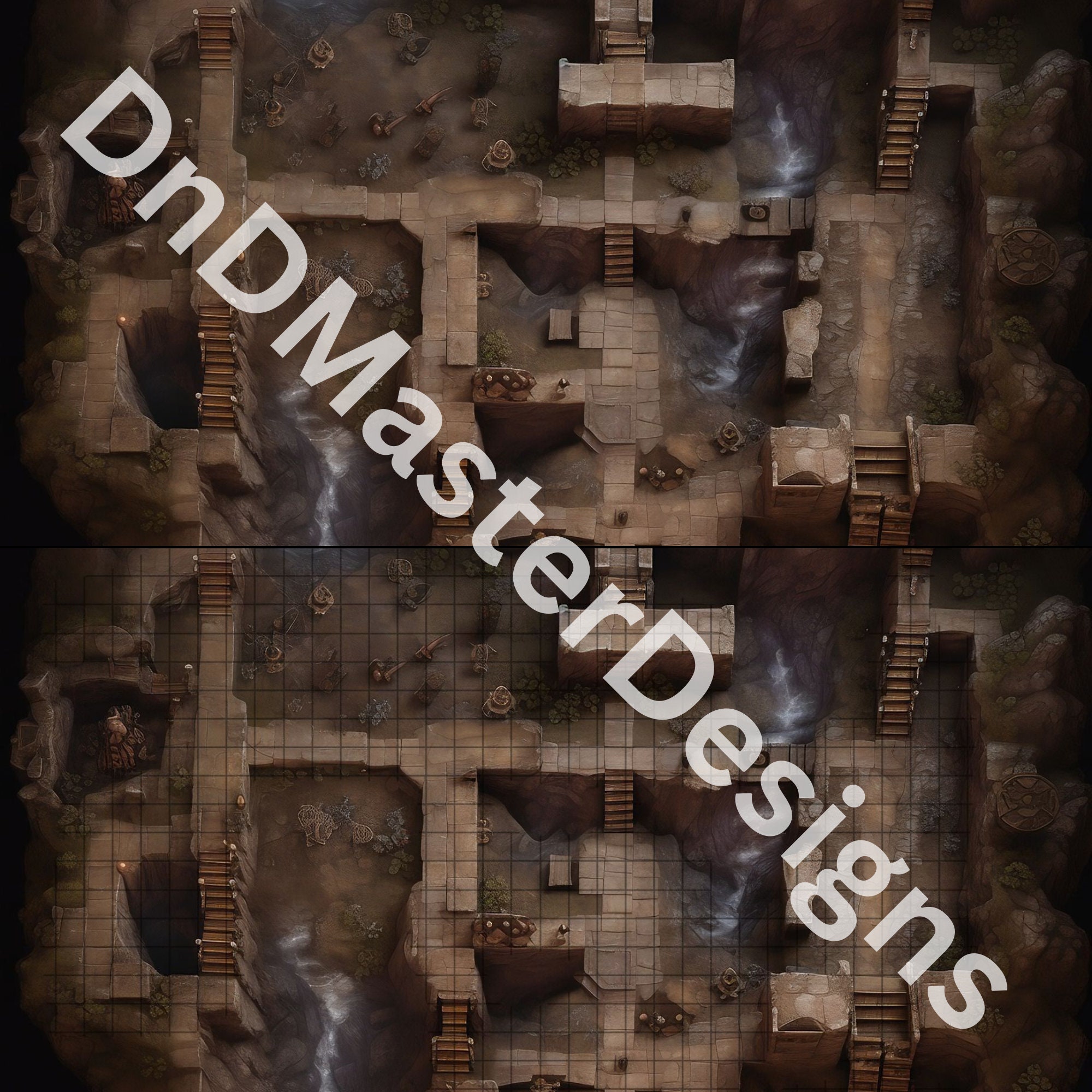Dnd Cave Battle Map Mega Bundle 15 D&D Digital Battlemaps - Etsy