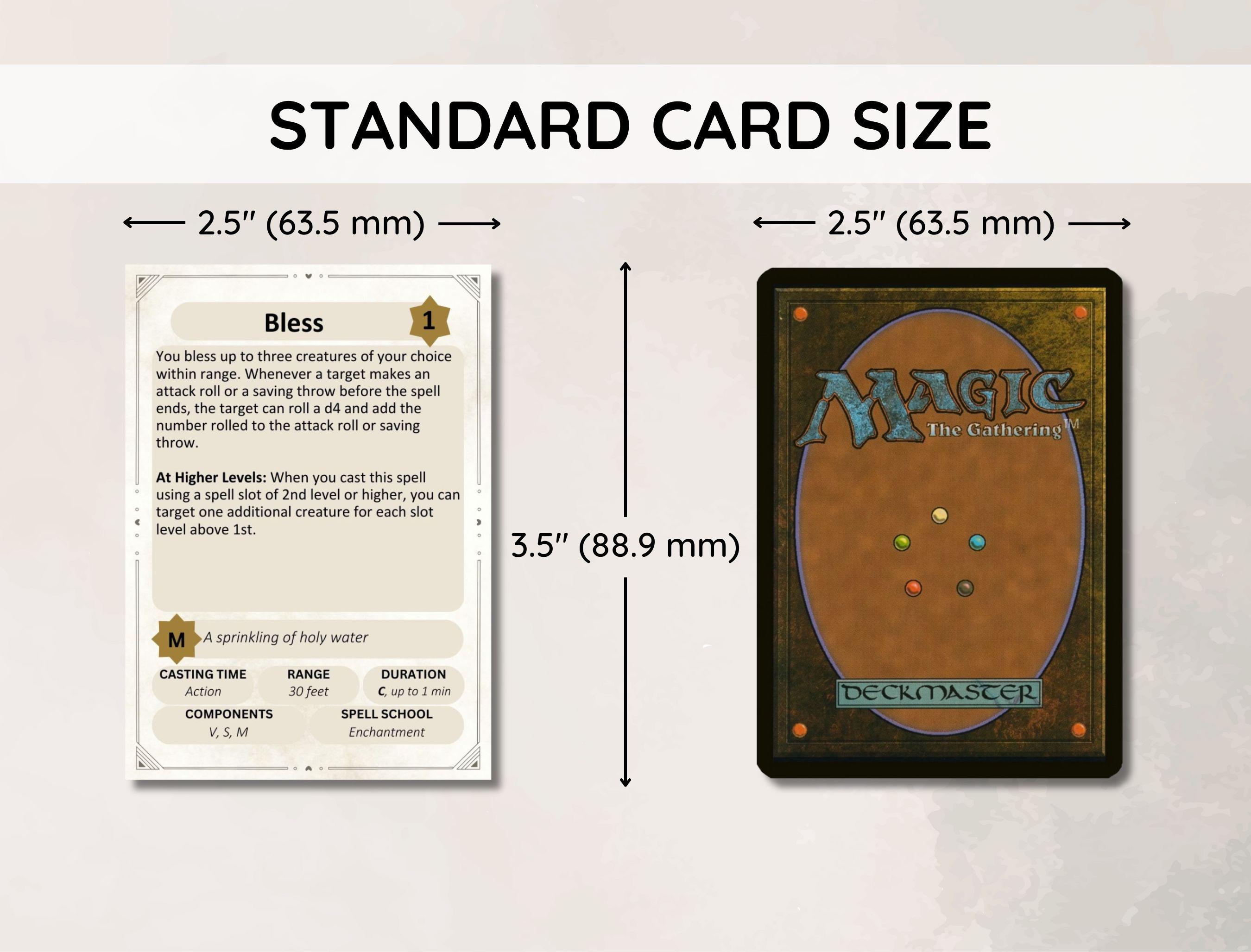 Dnd 5e Warlock Spell Cards Set Dnd Spellbook Bundle Over 170 Spells 10 ...