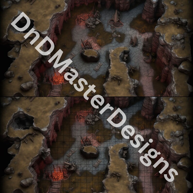 Dnd Cave Battle Map Mega Bundle 15 D&D Digital Battlemaps - Etsy