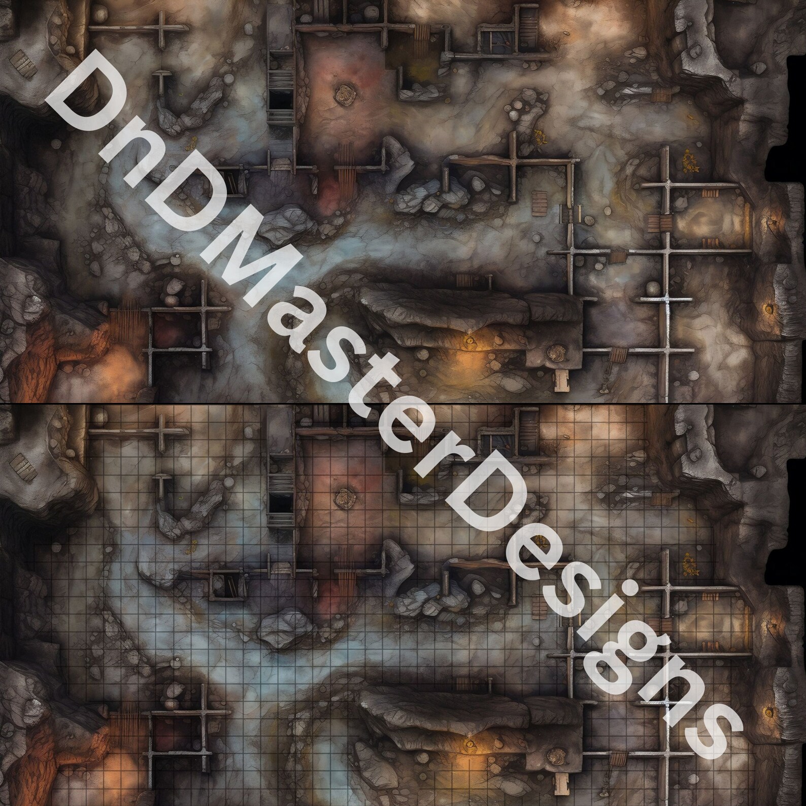 Dnd Cave Battle Map Mega Bundle 15 D&D Digital Battlemaps - Etsy