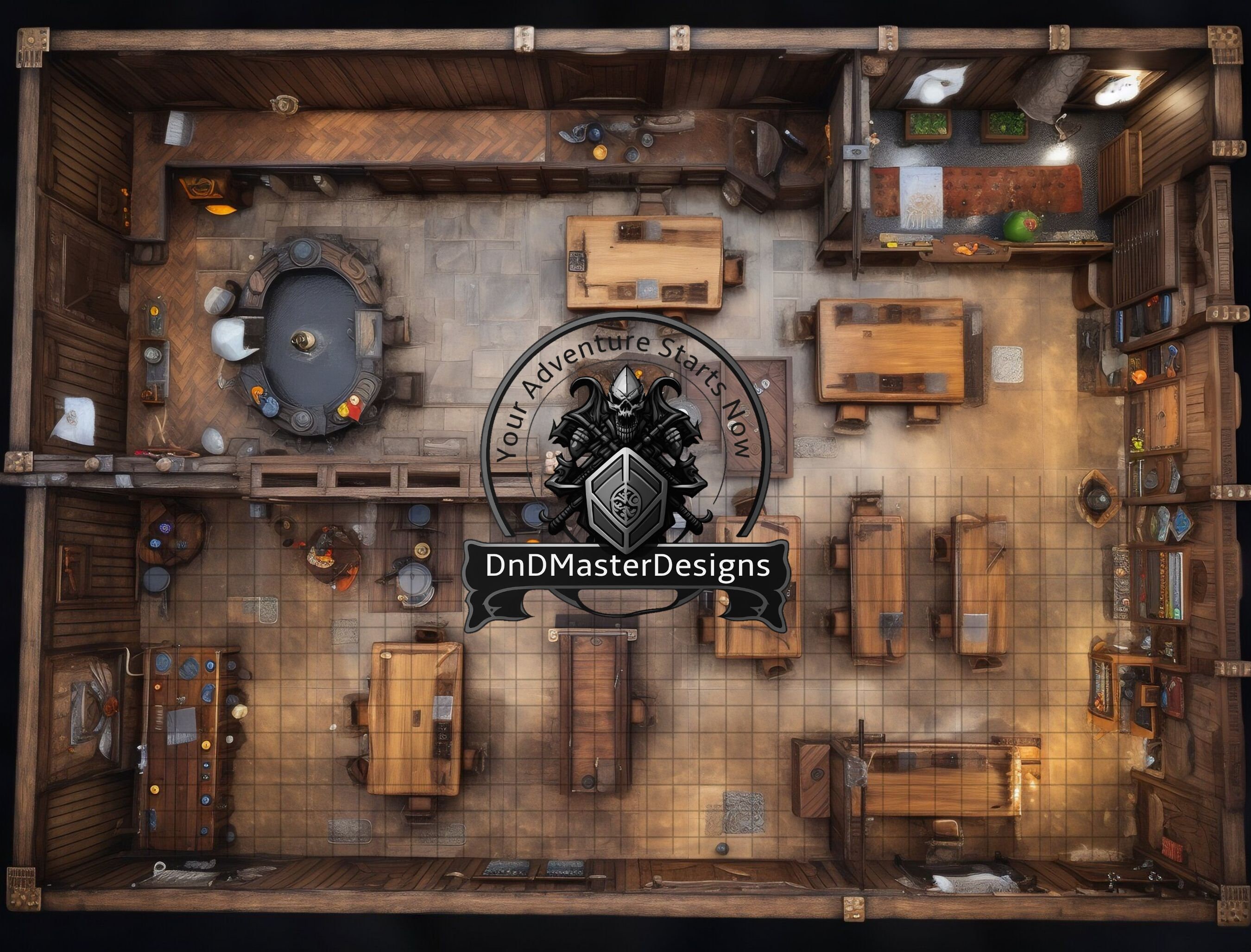 DnD Starter Battle Map Bundle, 15 D&D Battlemaps, Dungeons and Dragons ...