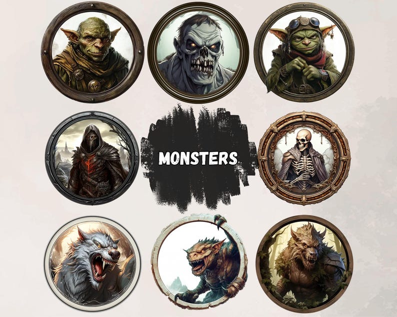 6000+ RPG Token Bundle – VTT Battle Tokens for Roll20, Foundry & Ttrpgs ...