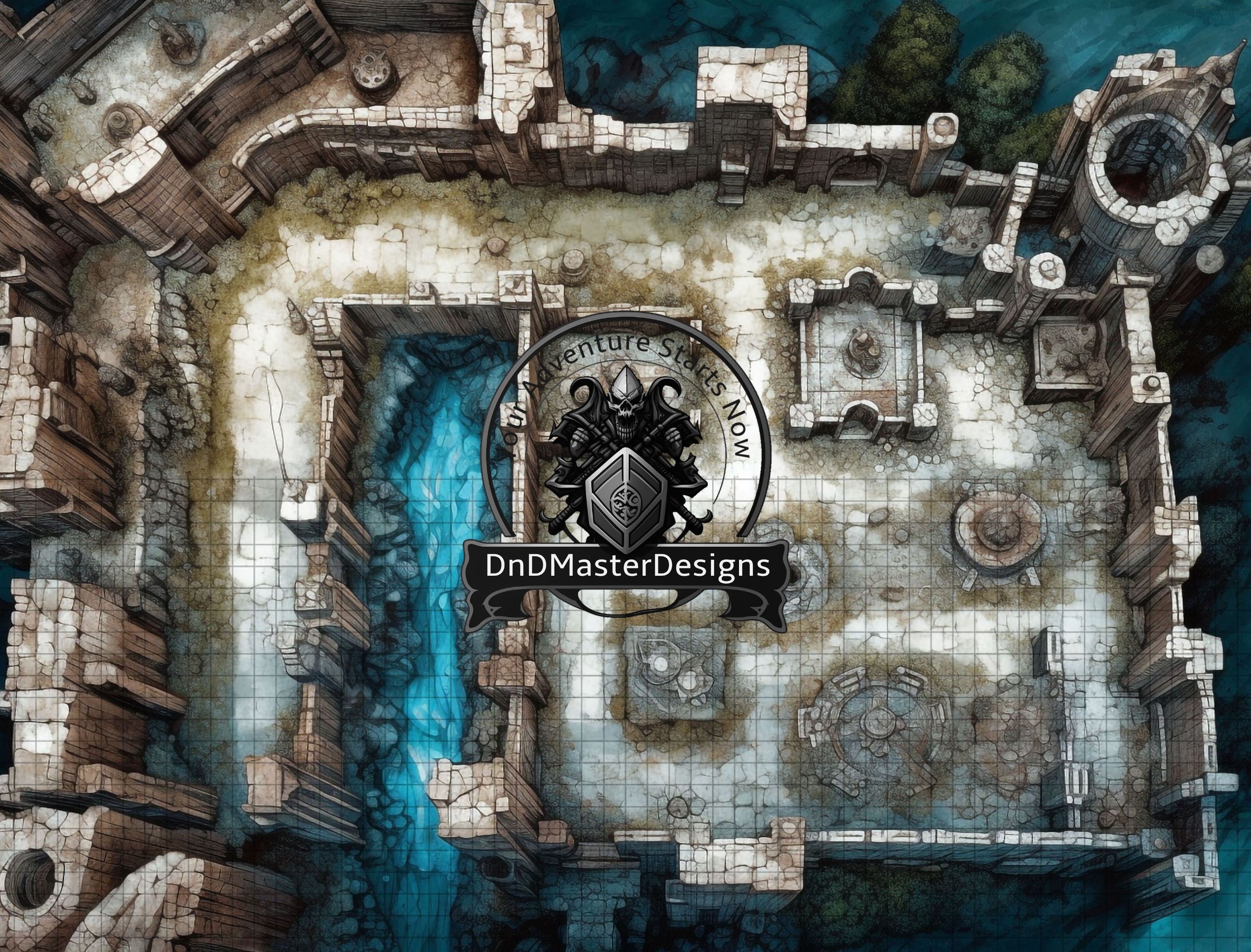 Dnd Essential Battlemap Bundle, 15 D&D Battle Maps, Dungeons and ...