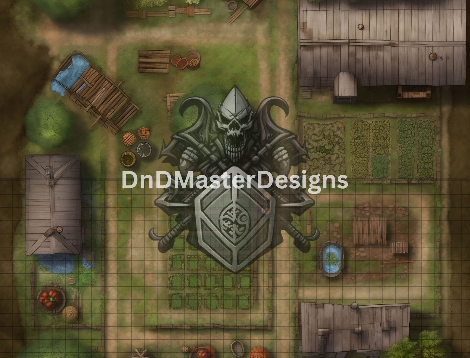 Dnd Farm Battle Map Mega Bundle, 15 D&D Digital Battlemaps, Dungeons ...