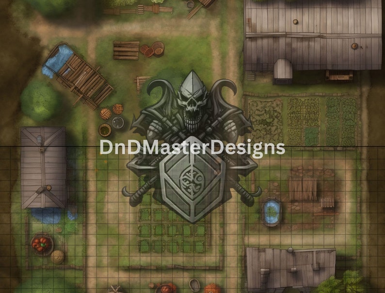 Dnd Farm Battle Map Mega Bundle, 15 D&D Digital Battlemaps, Dungeons ...