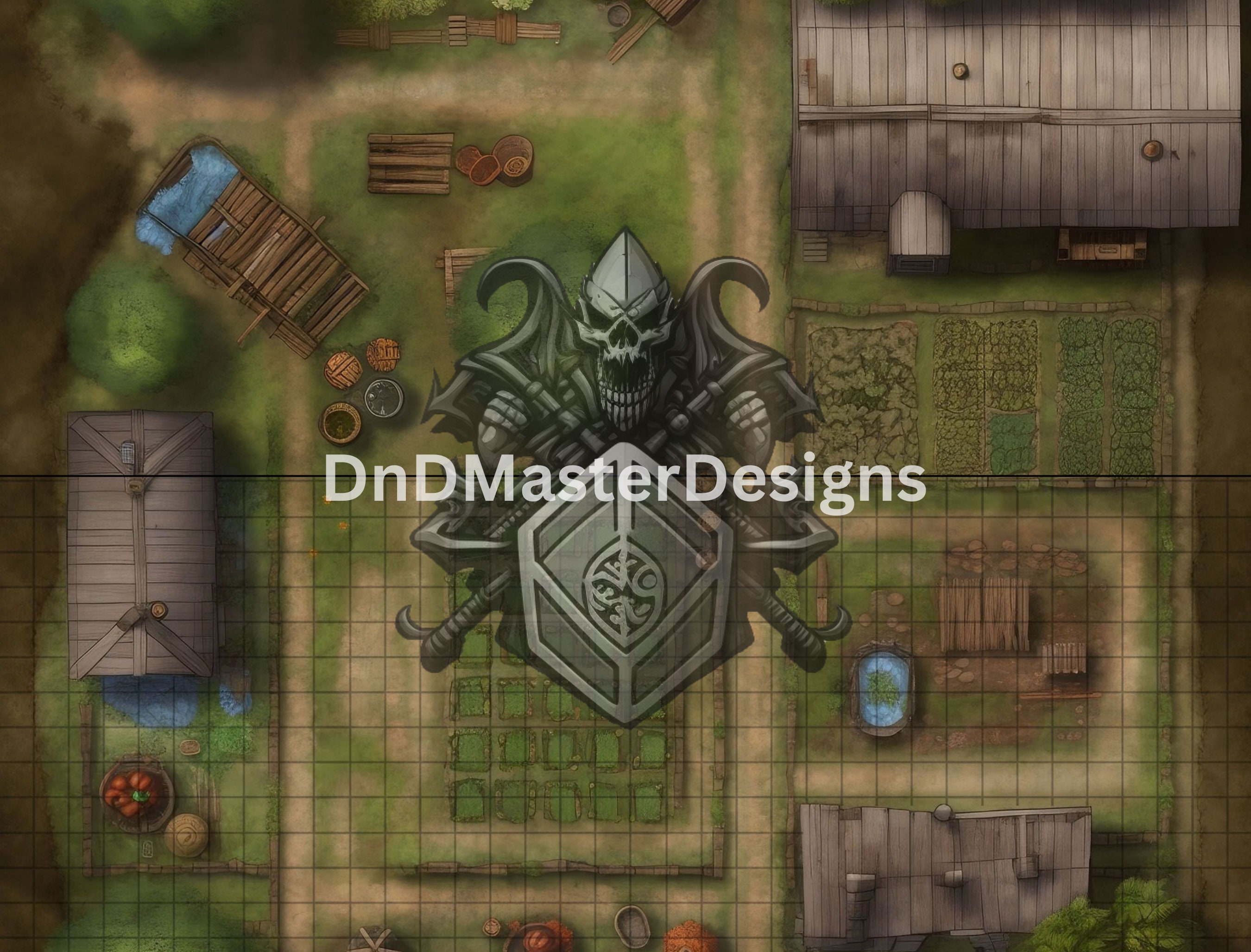 Dnd Farm Battle Map Mega Bundle, 15 D&D Digital Battlemaps, Dungeons ...