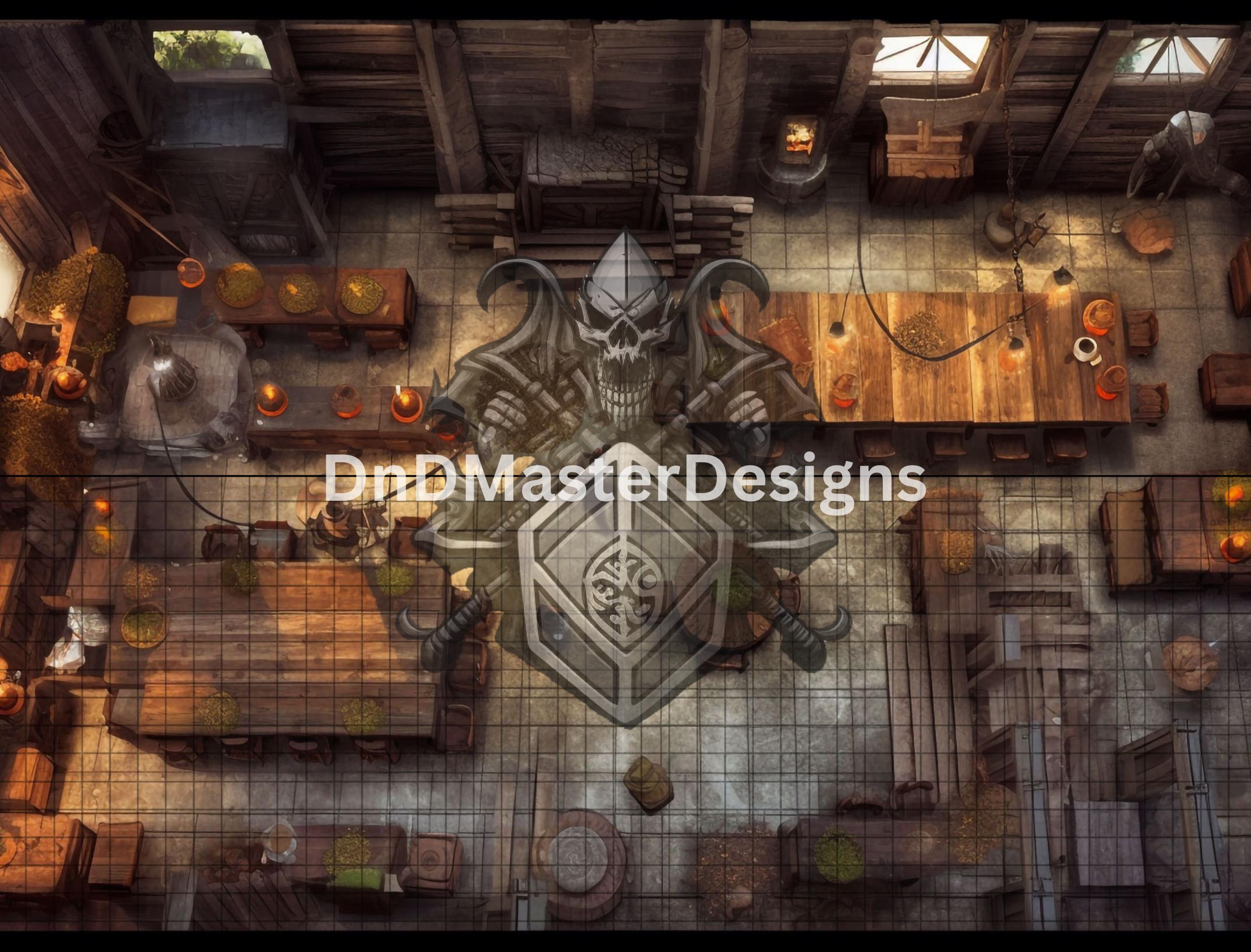 Tavern Battle Map Mega Bundle: 16 RPG Maps for Dnd Roll20, Foundry VTT ...