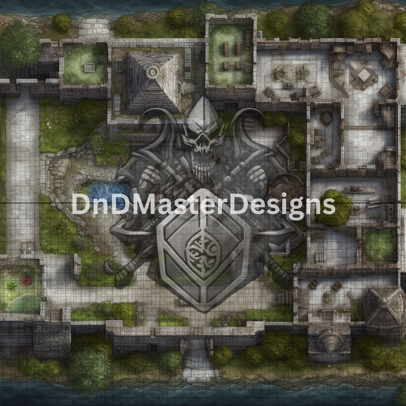 Dnd Castle Battle Map Mega Bundle, 15 D&D Battlemaps, Dungeons and ...
