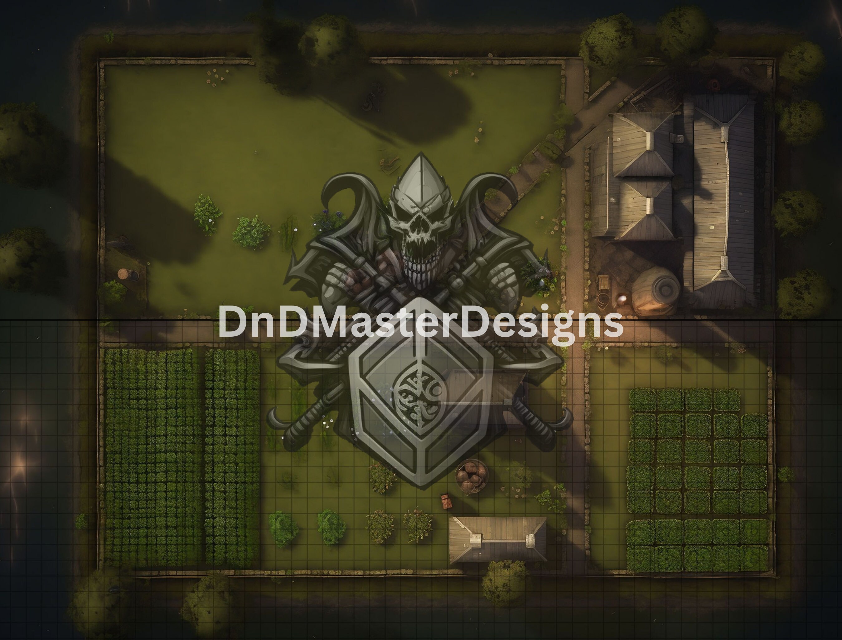 Dnd Farm Battle Map Mega Bundle, 15 D&D Digital Battlemaps, Dungeons ...