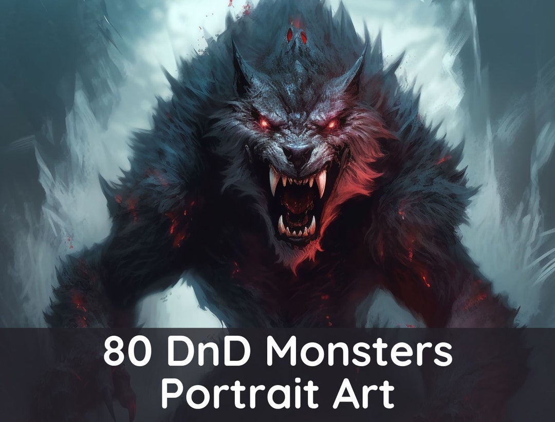 Dnd 80 Monsters Character Portrait Picture Bundle, D&D Pictures, Player ...
