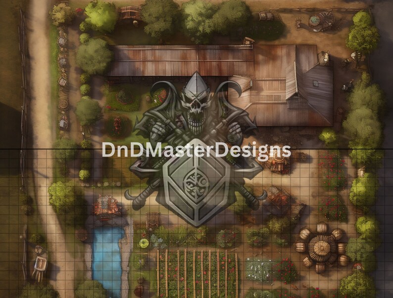 Dnd Farm Battle Map Mega Bundle, 15 D&D Digital Battlemaps, Dungeons ...