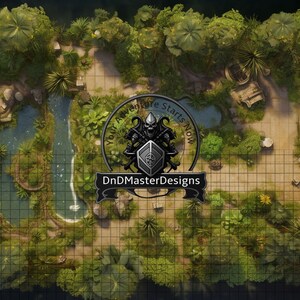 Dnd Jungle Battle Map Mega Bundle, 15 D&D Battlemaps, Dungeons and ...